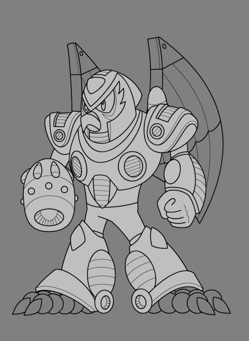 mega man printable coloring pages