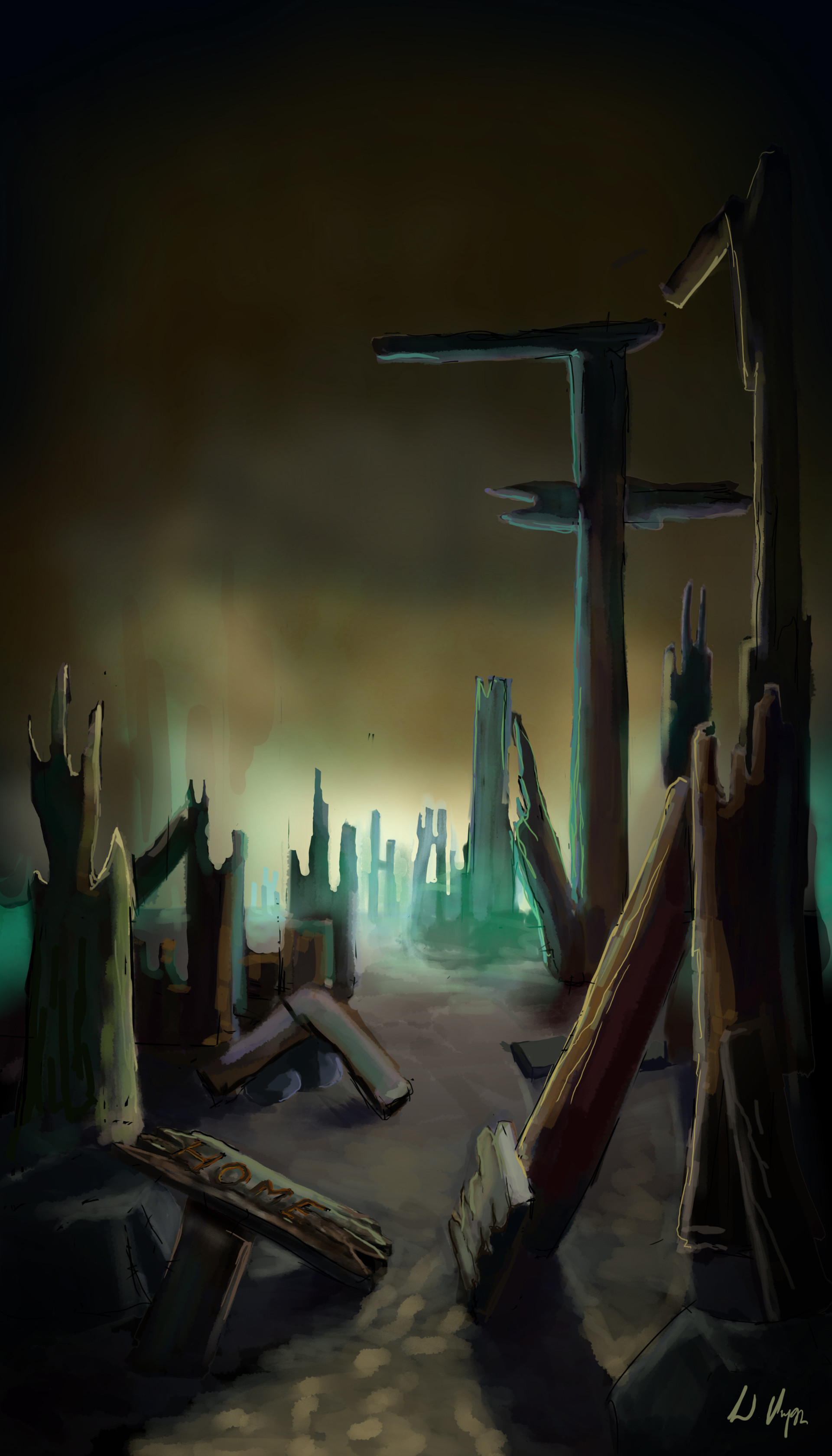 ArtStation - Burned land