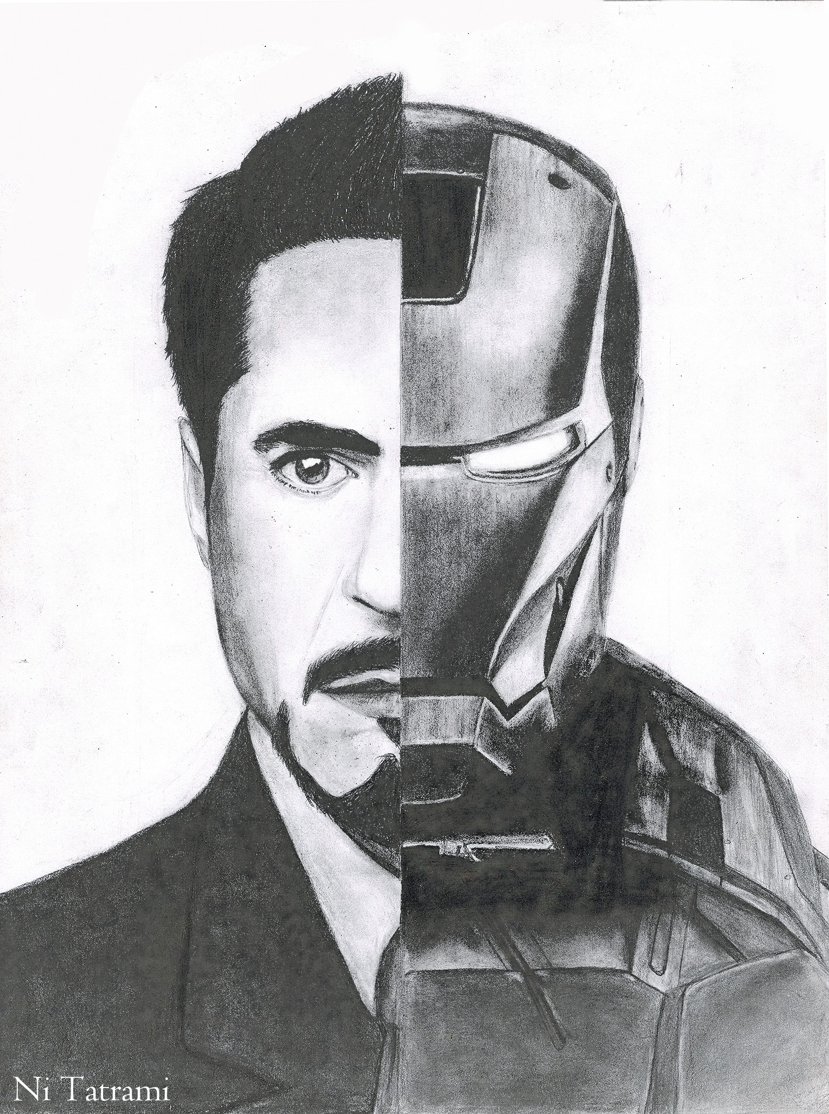 ArtStation - Robert Downey Jr. as Iron Man