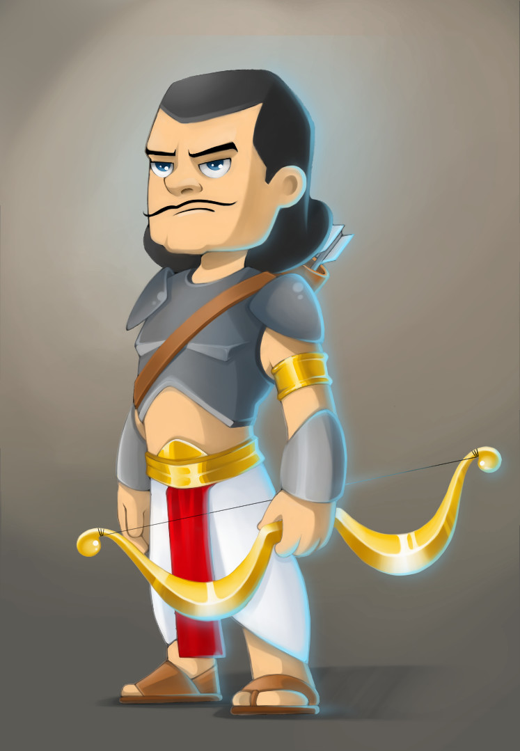 ArtStation - Arjun character concept
