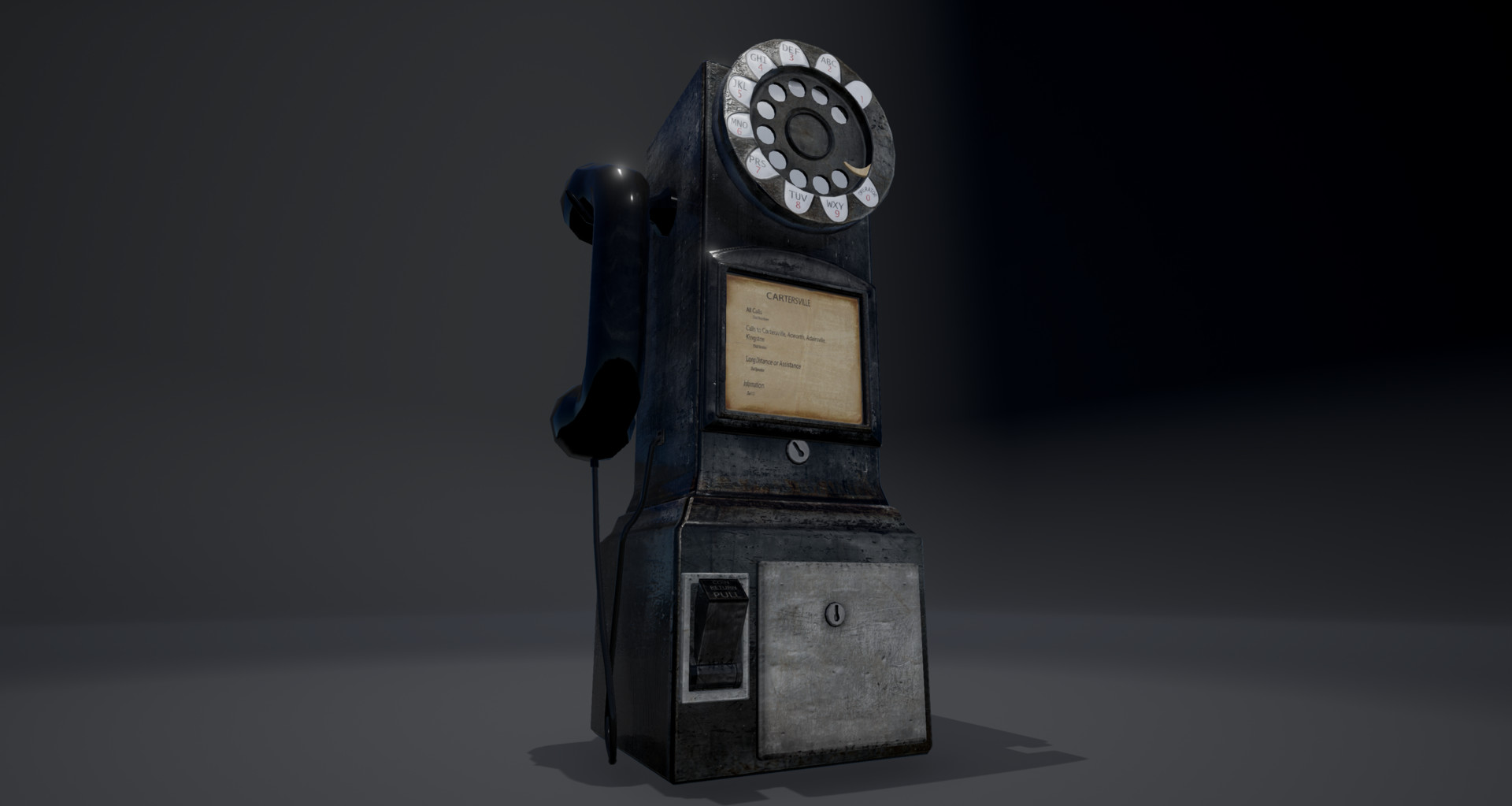 ArtStation - Retro Phone Booth