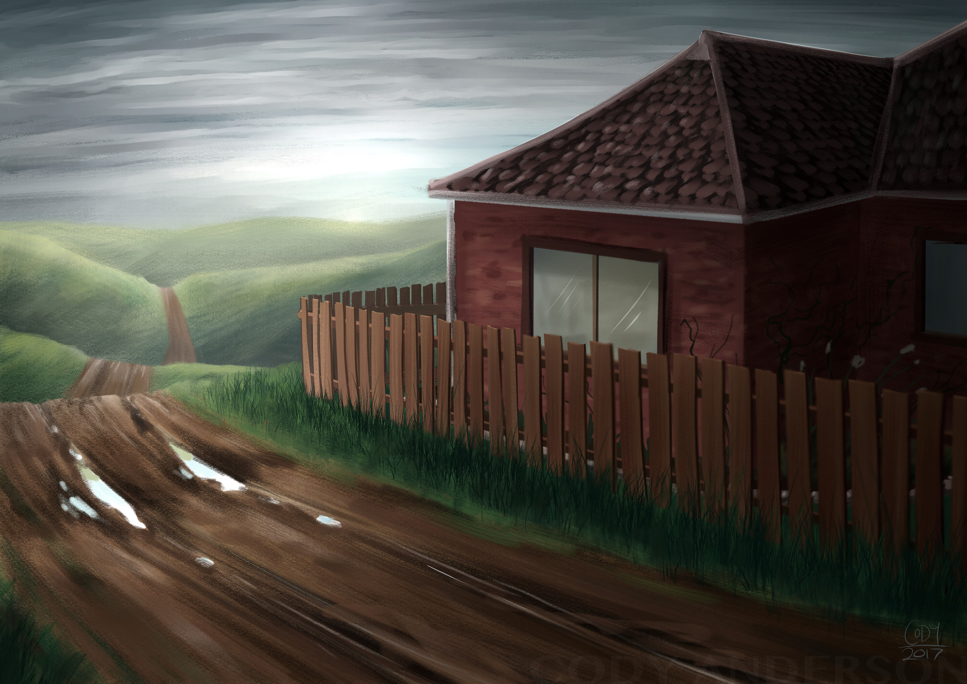 ArtStation - House on the Hill