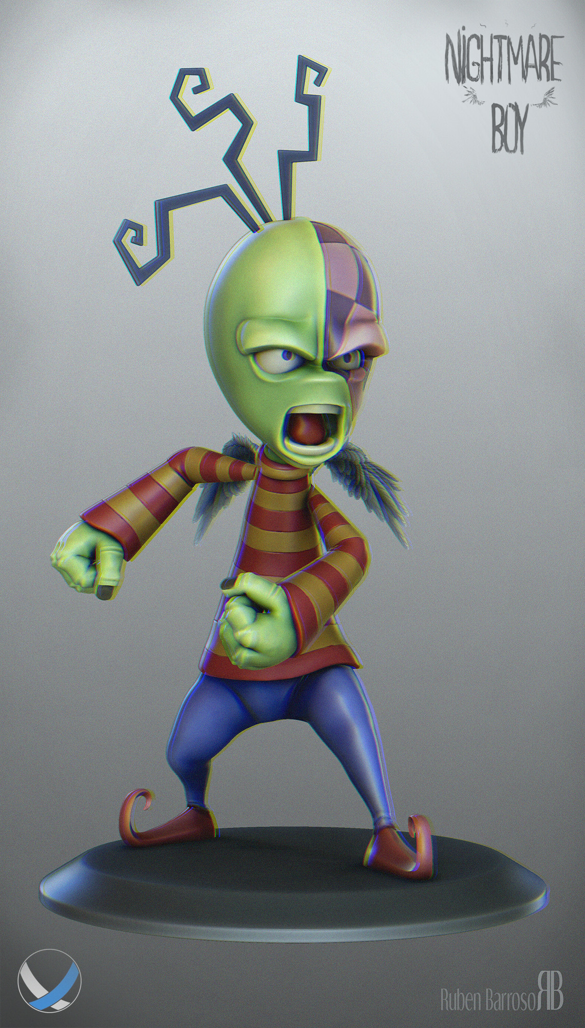 ArtStation - Nightmare Boy Miniature