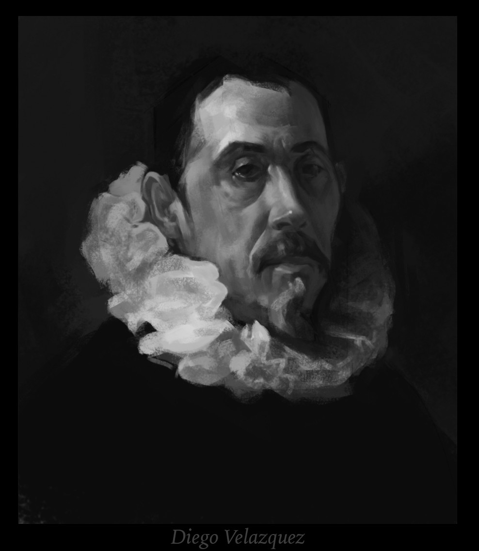 ArtStation - Diego Velazquez portrait study