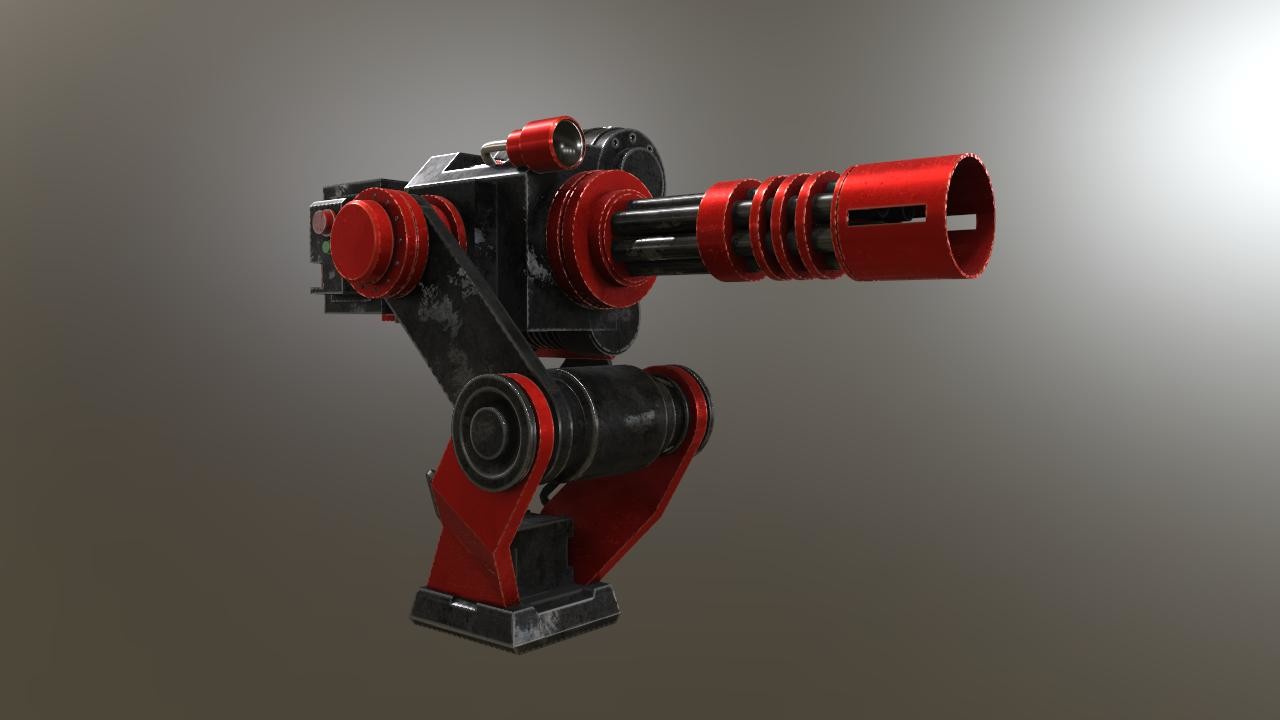 ArtStation - Gatling Gun