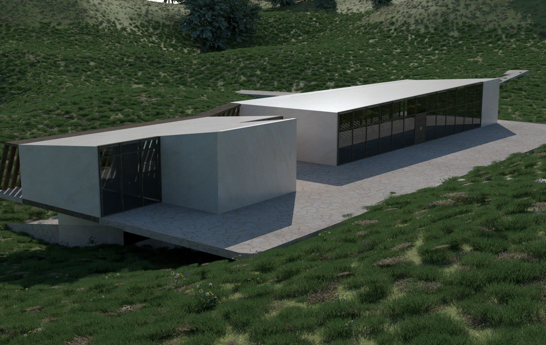 ArtStation - Villa modeling + texture + render "2015"