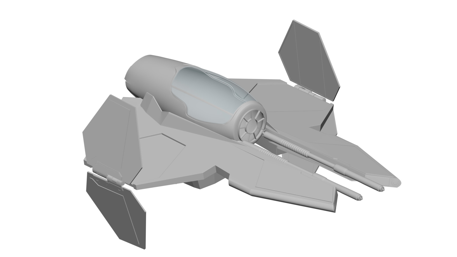 ArtStation - StarWars Starfighter ETA-2 Actis