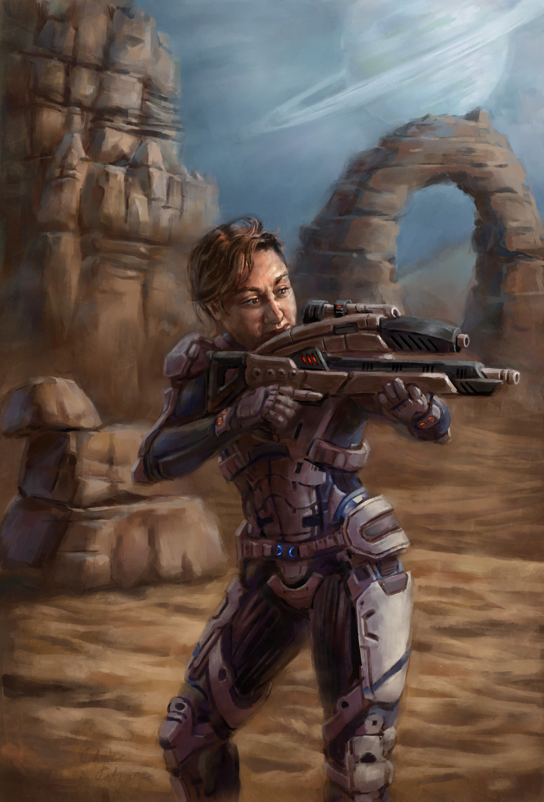Chris Catizzone - Mass Effect Andromeda fan art