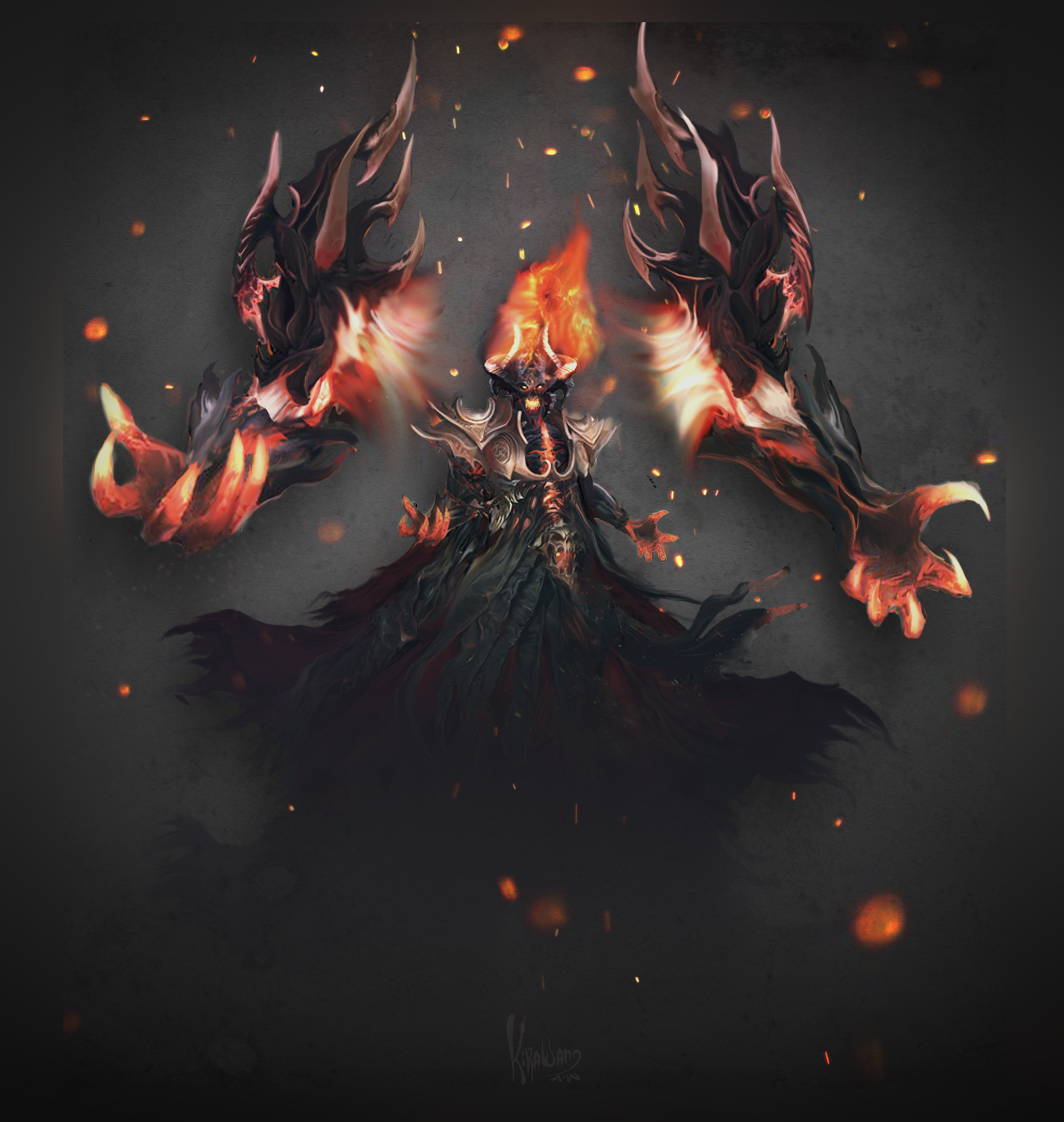 ArtStation - demon concept