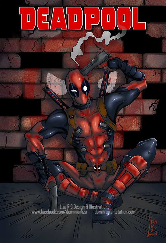 ArtStation - FAN ART DEADPOOL MARVEL 2017 REMASTERED