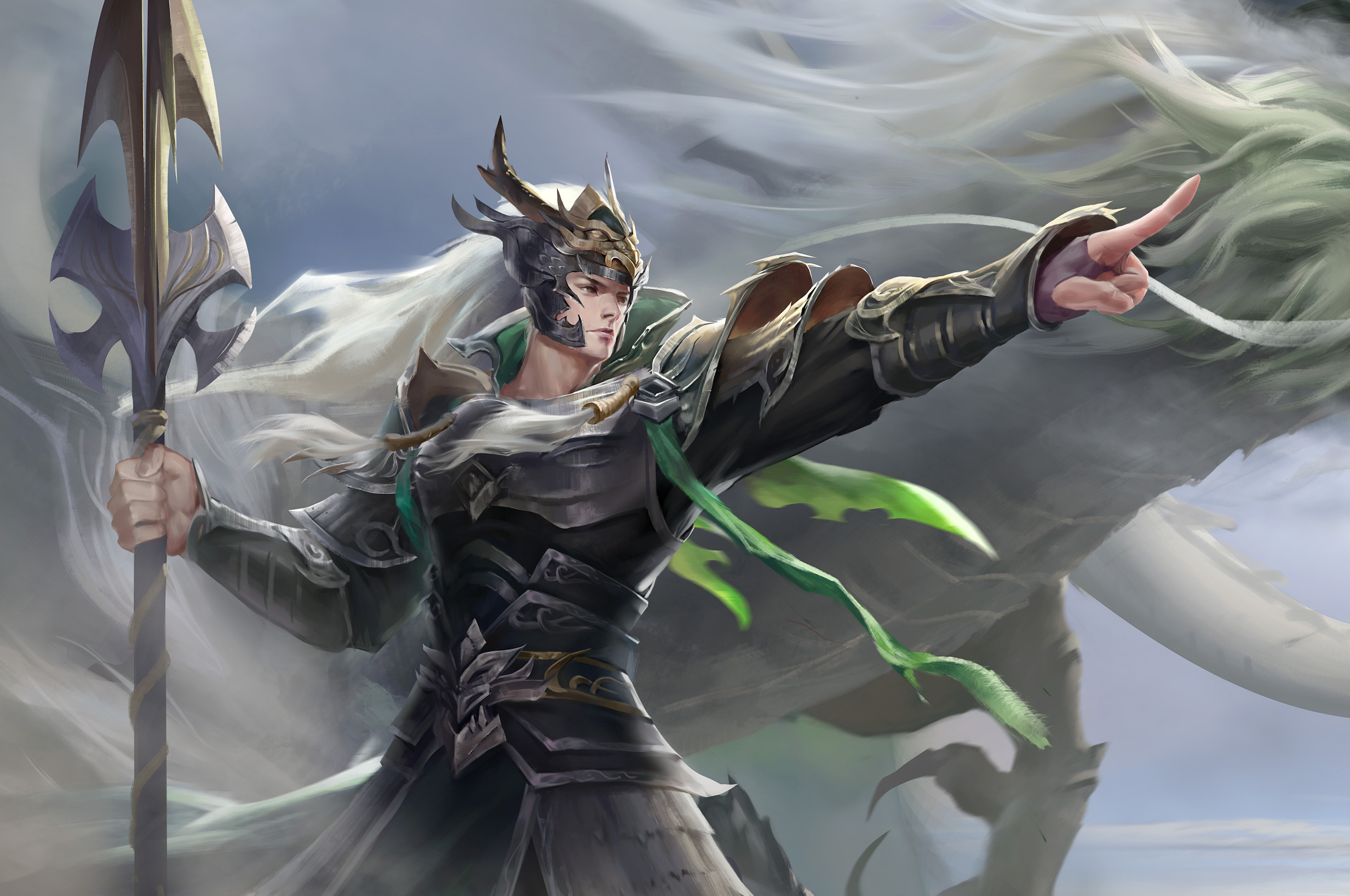 Sun Xu - Tame dragon master Ma chao