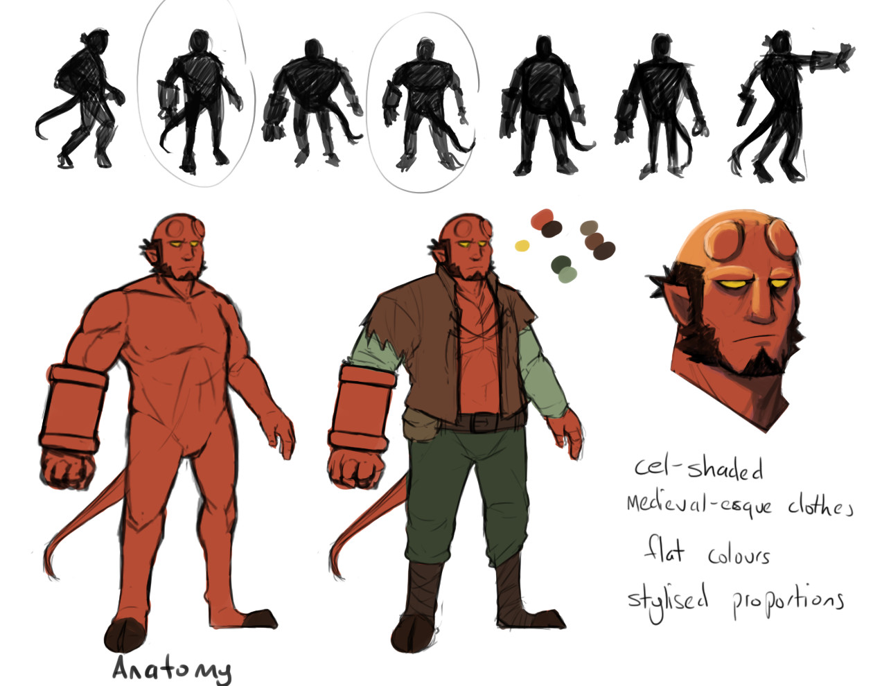 hellboy drawing reference