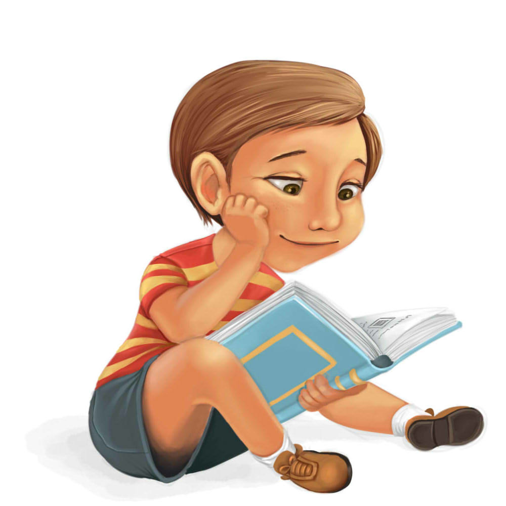 ArtStation - Boy Reading