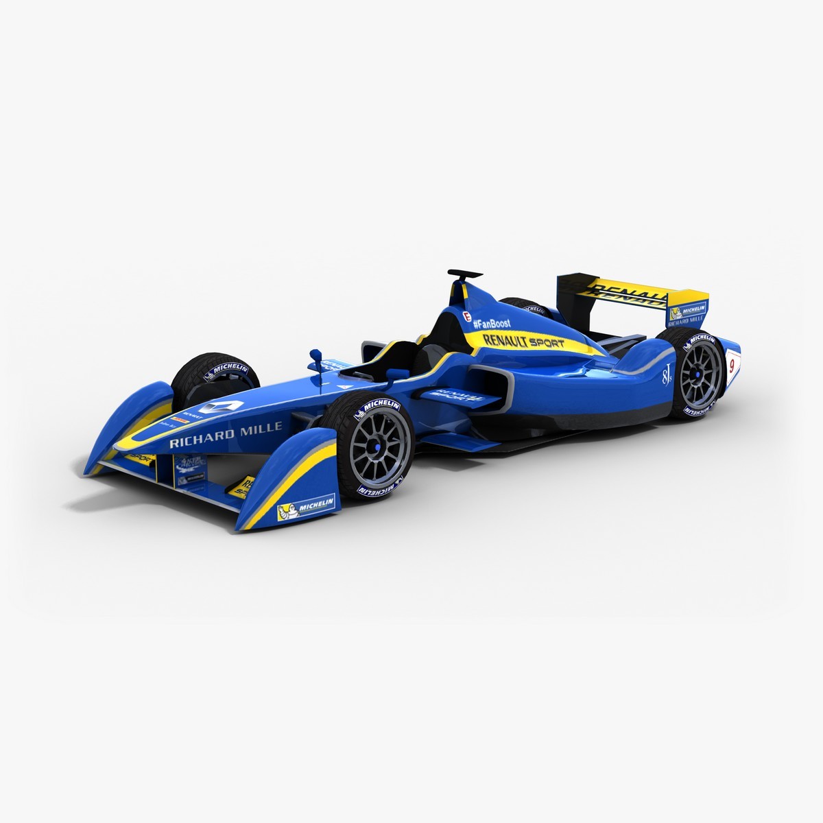 OpticalDreamSoft - Renault e.Dams Formula E Season 2015 2016 3D model