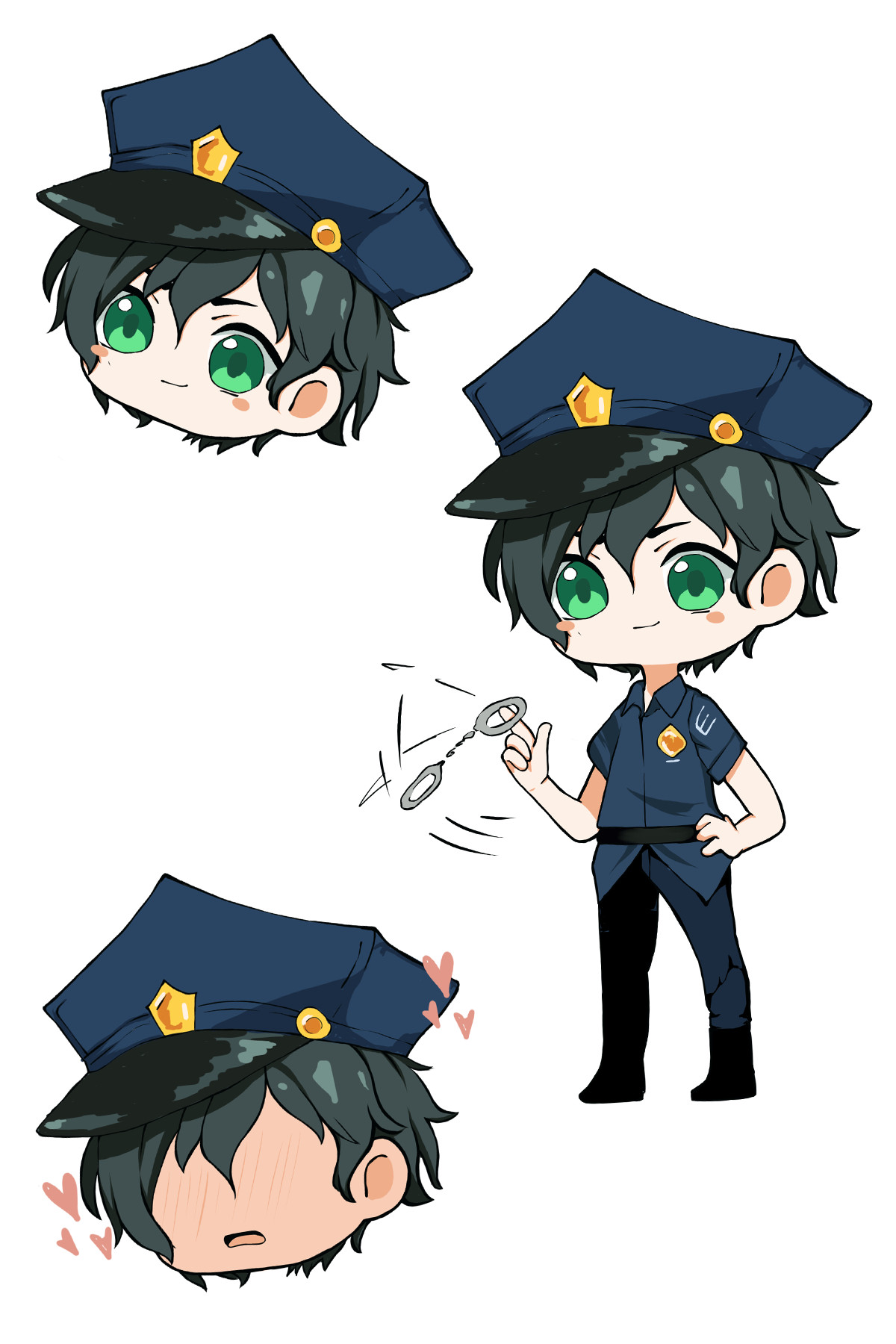 Chibi Police Officer