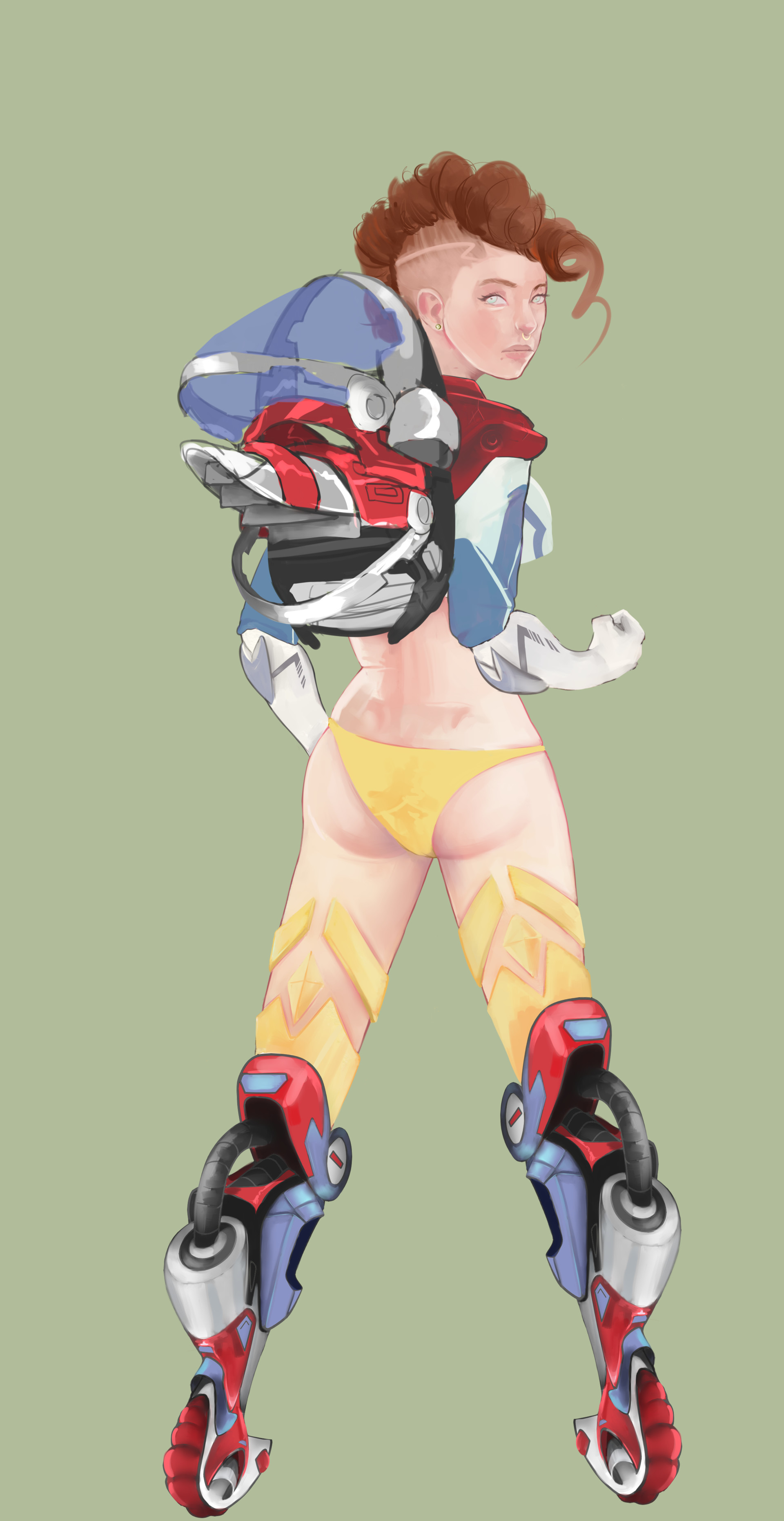 ArtStation - jetpack girl