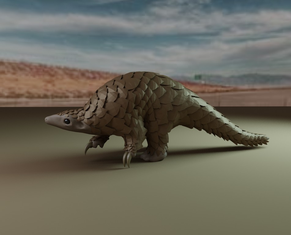 ArtStation - My darling Pangolin girl