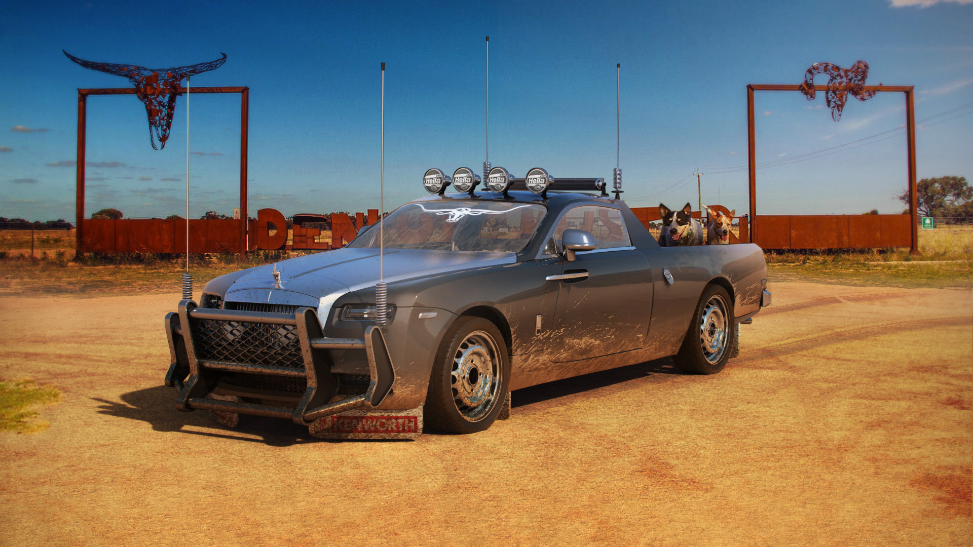 ArtStation - Rolls Royce Wraith Ute, Kingsley Mogensen