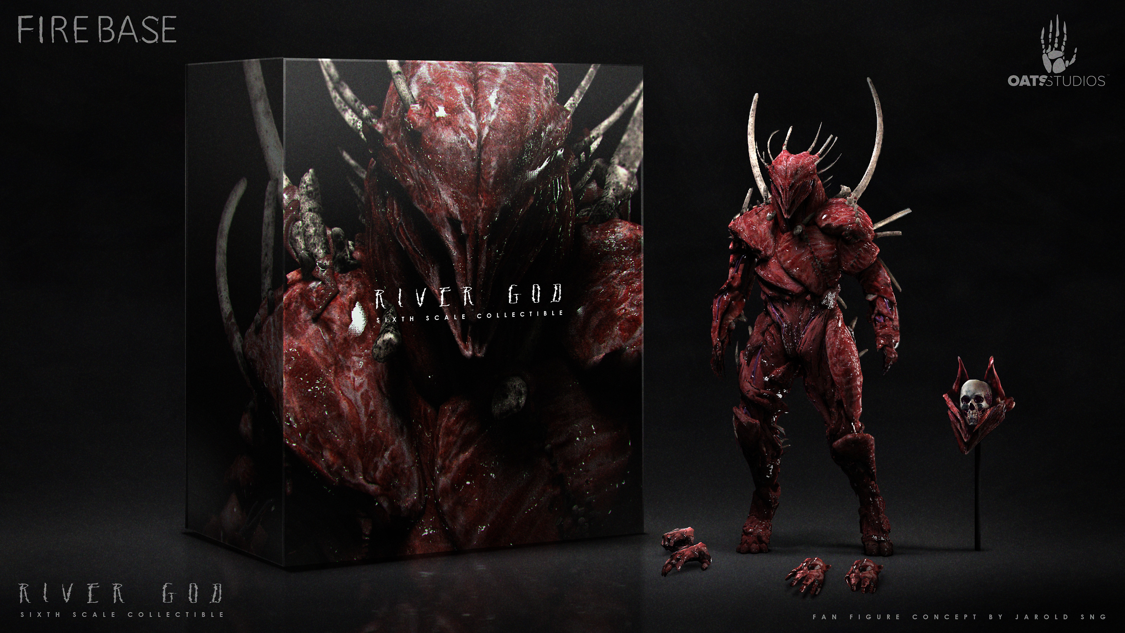 jarold Sng - FAN ART: River God Renders and Collectible Presentation