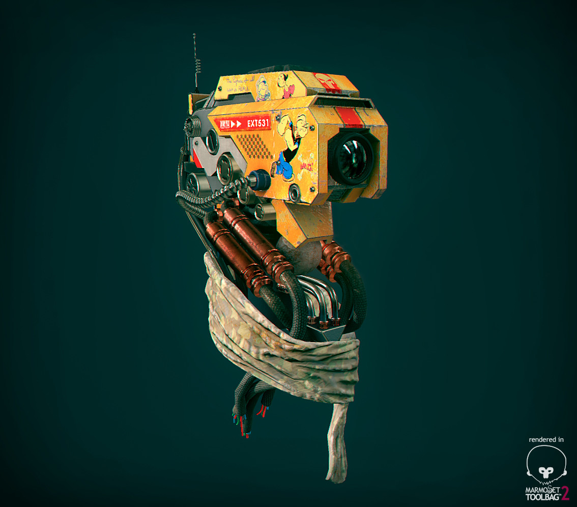 ArtStation - Surveillance robot