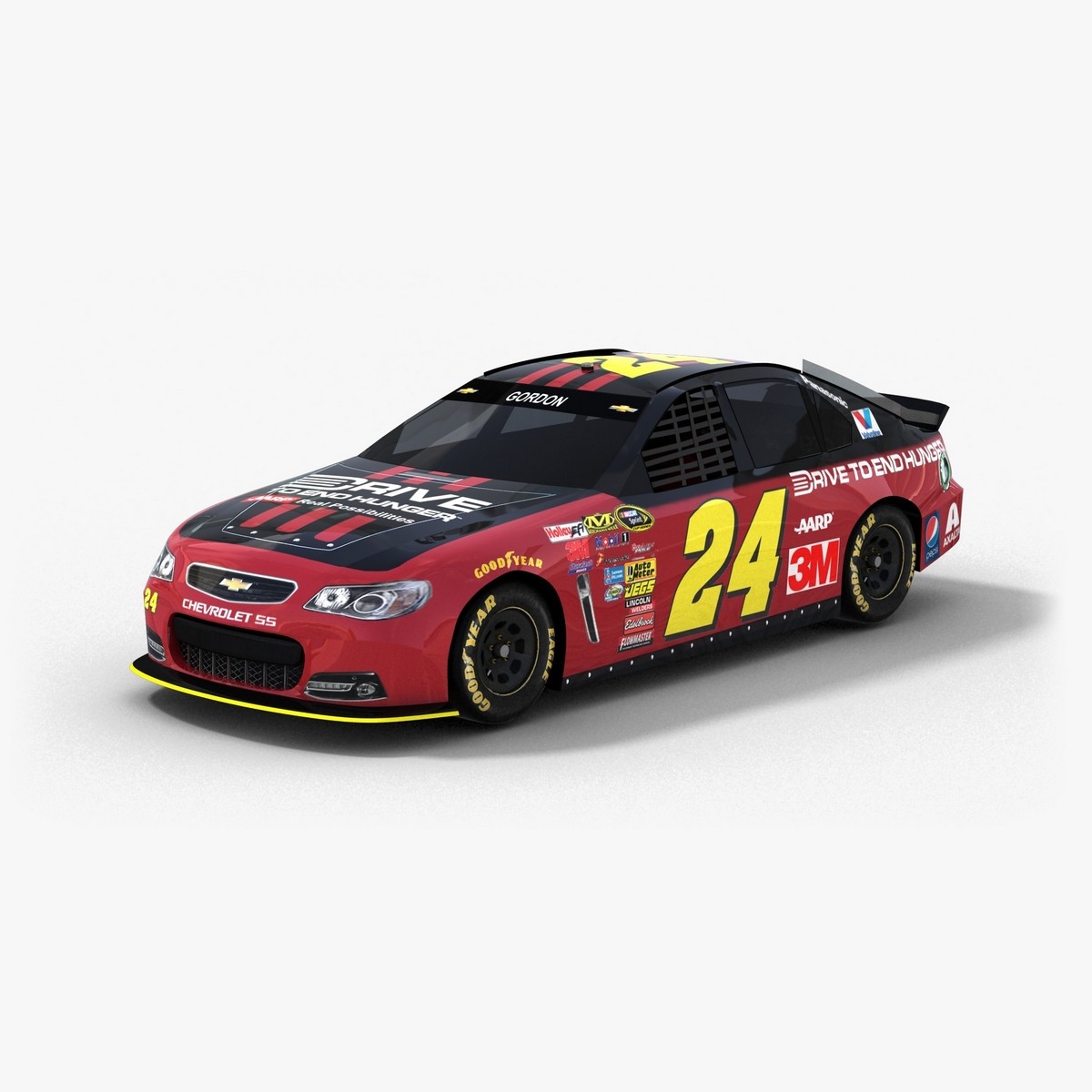 ArtStation - Hendrick Motorsports Jeff Gordon NASCAR 3D model