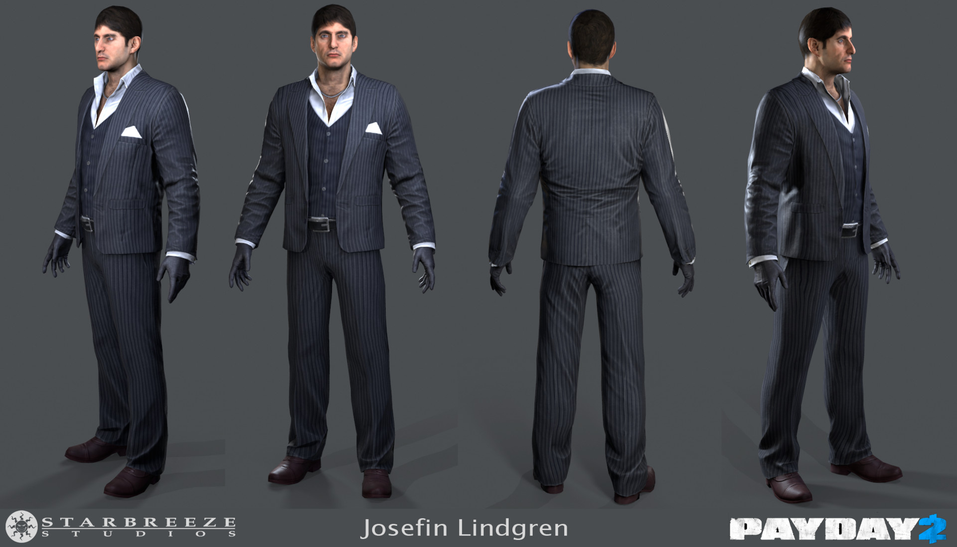 Josefin Lindgren - Payday 2 - Characters