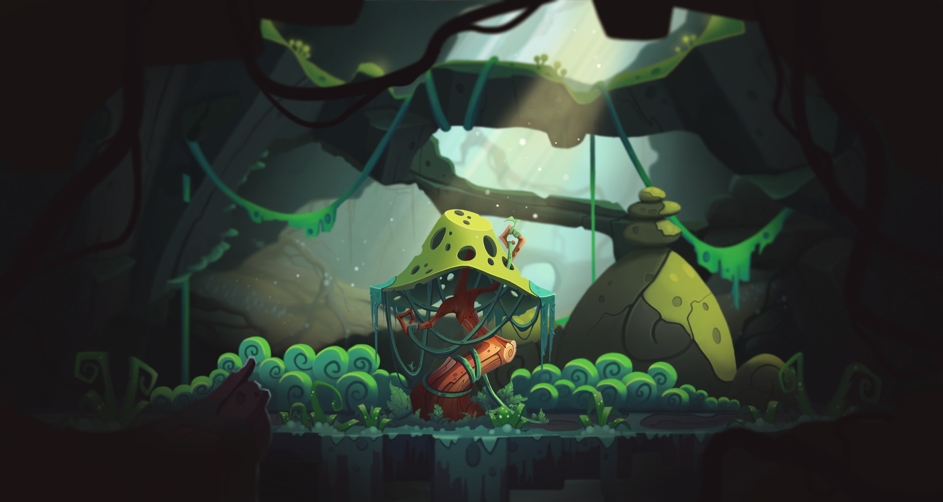 ArtStation - Cave concept