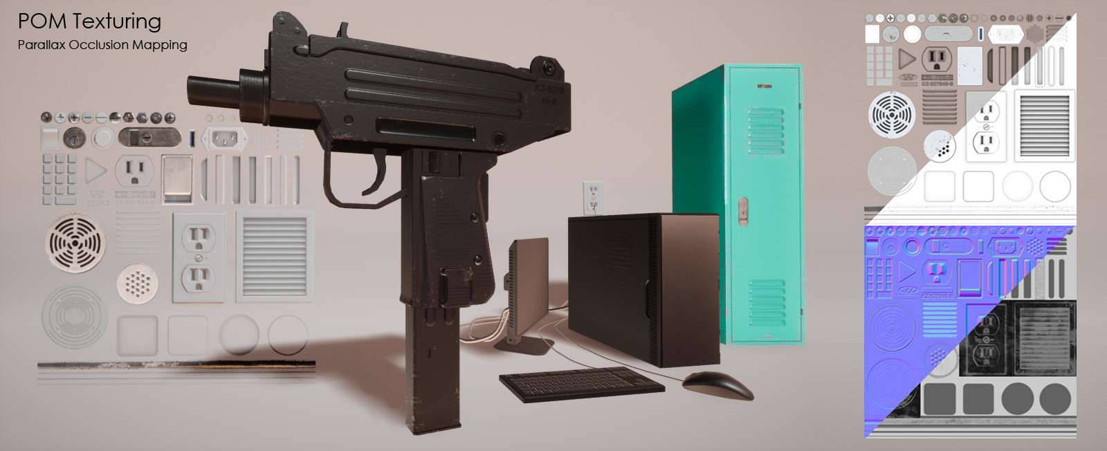 ArtStation - POM Texturing