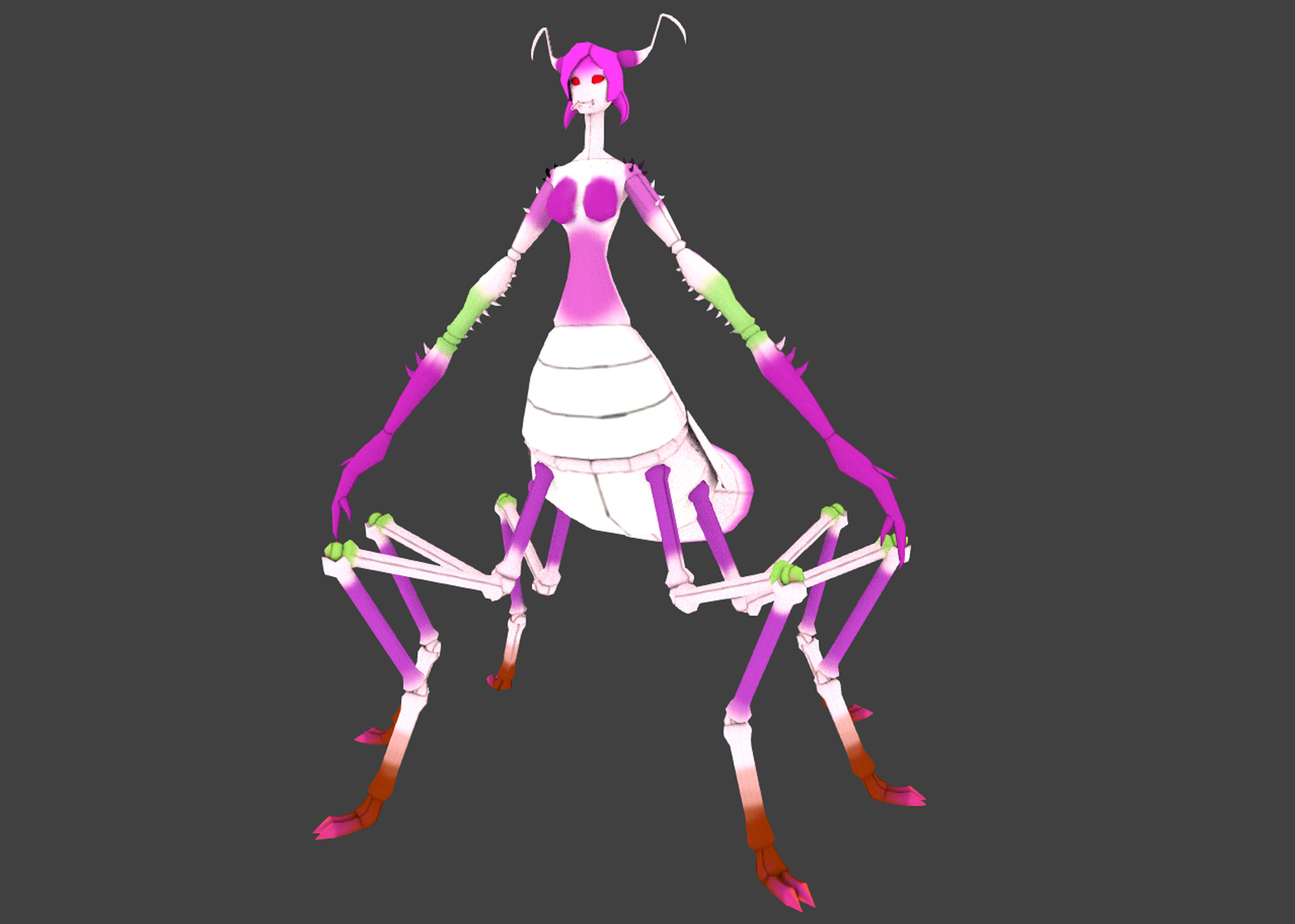 ArtStation - Finite Tower Prop: Lady Mantis