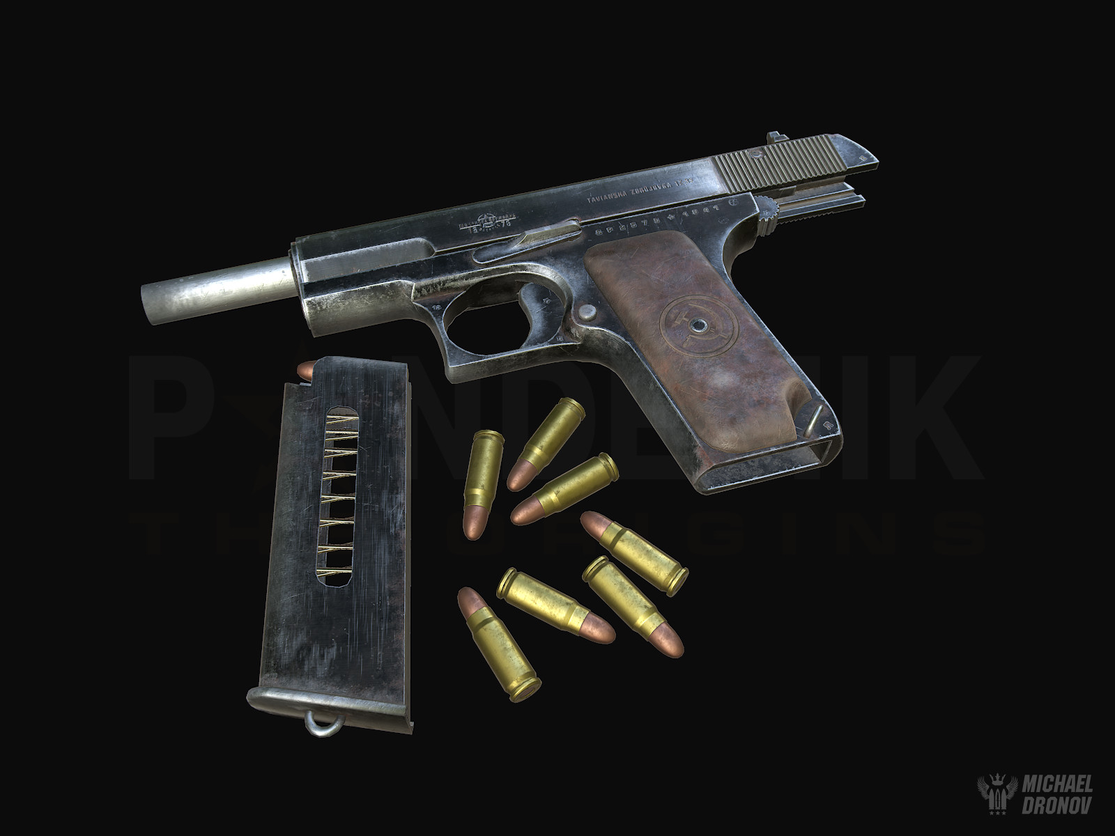 Michael «FaustGT» Dronov - Battle Worn Post Apocalypse Pistol TZ-33 (TT-33)