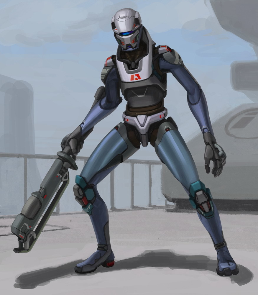 ArtStation - Robot soldier