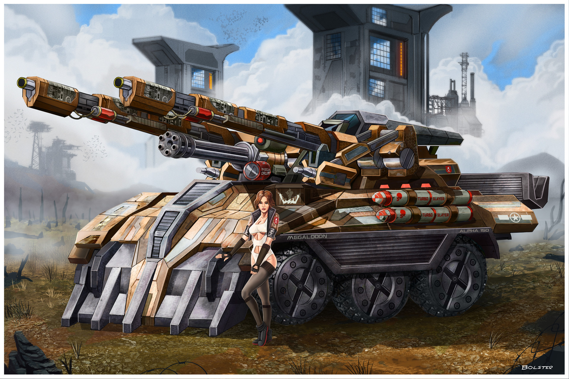 ArtStation - Megalodon Turbo Slayer