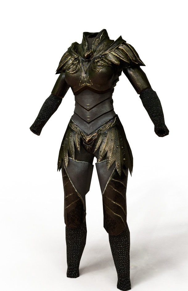 Gilded Elven Armor Skyrim