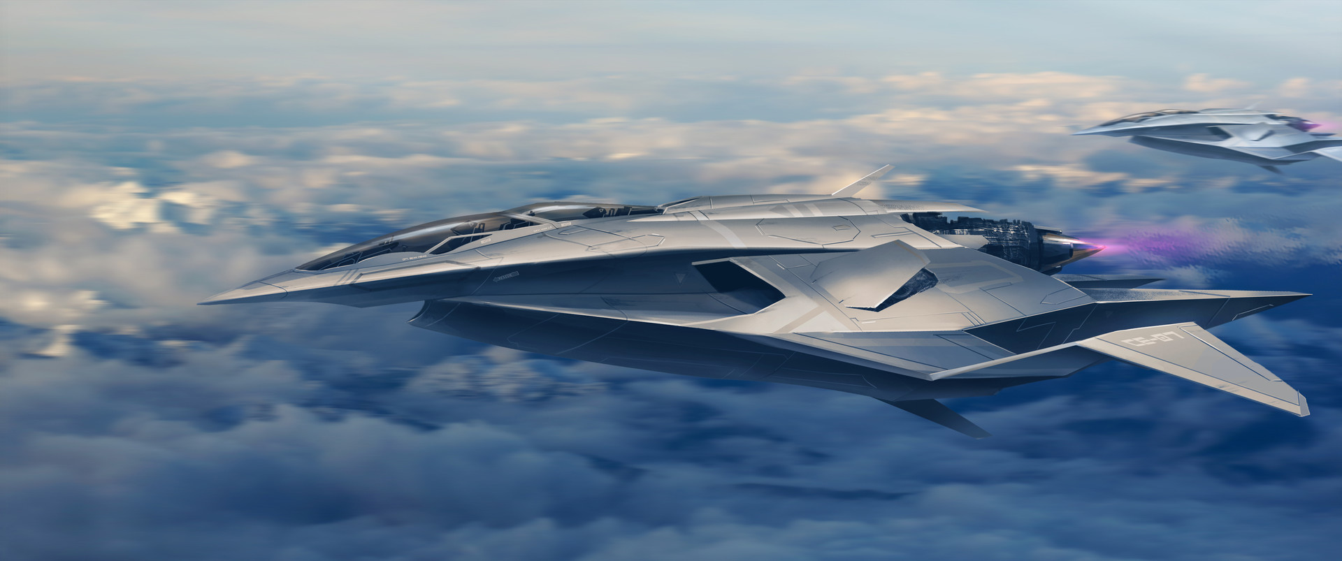 ArtStation - CE-07 Fighter Concept