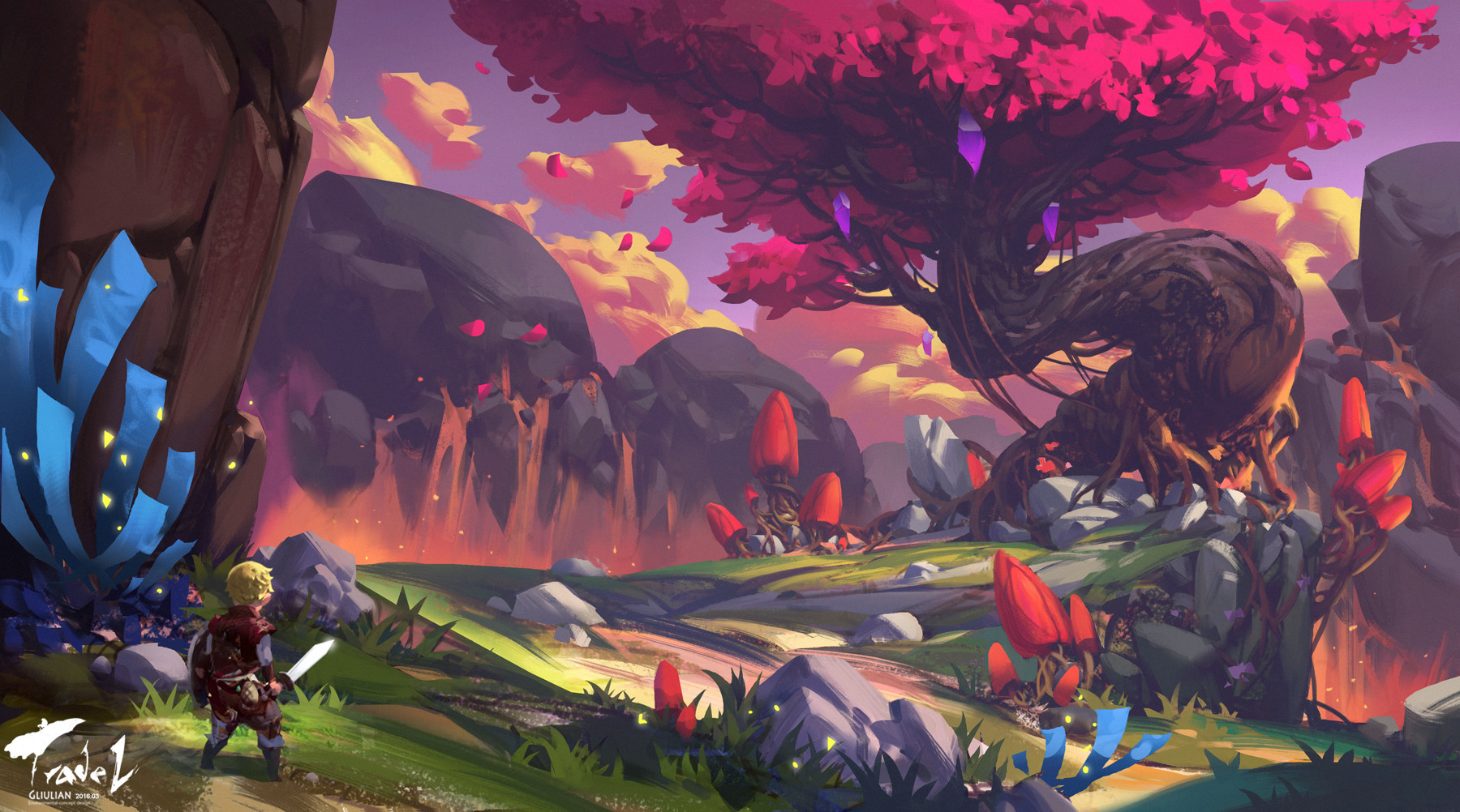 ArtStation - Blood tree