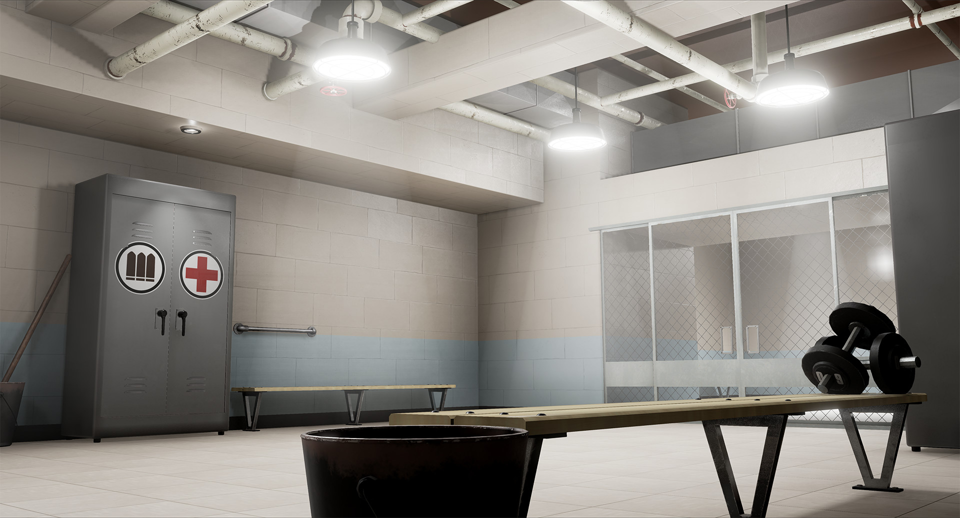 D - Recreating Team Fortress 2: 2Fort spawn Unreal 4