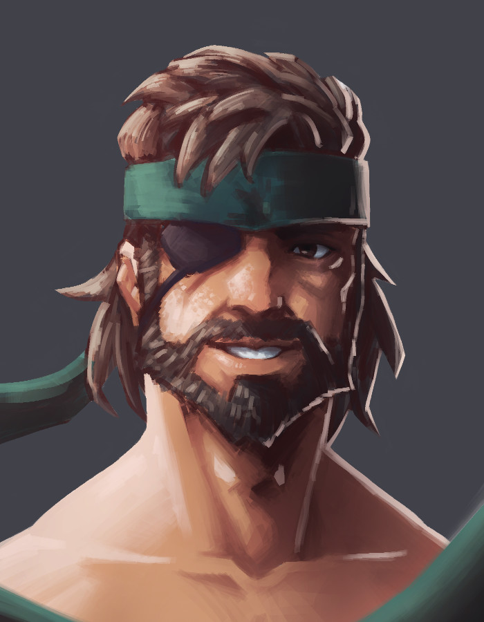 ArtStation - Big Boss (Metal Gear 30th Anniversary)