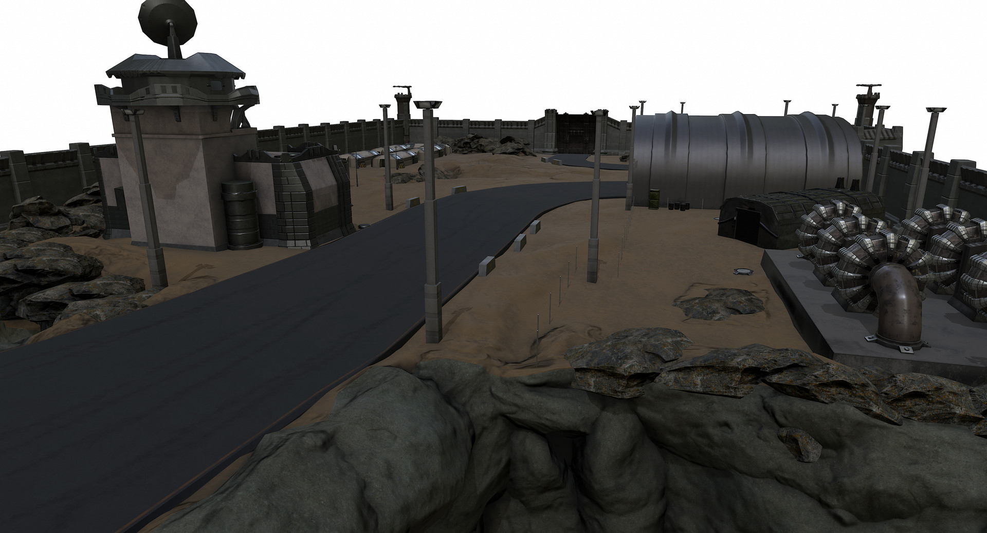 ArtStation - Military Base
