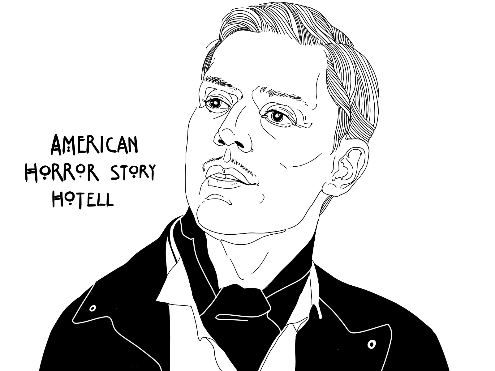 american horror story coloring pages