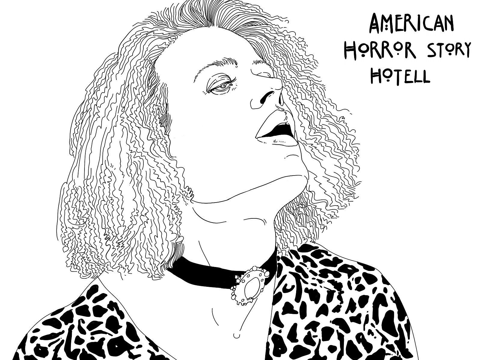 american horror story coloring pages