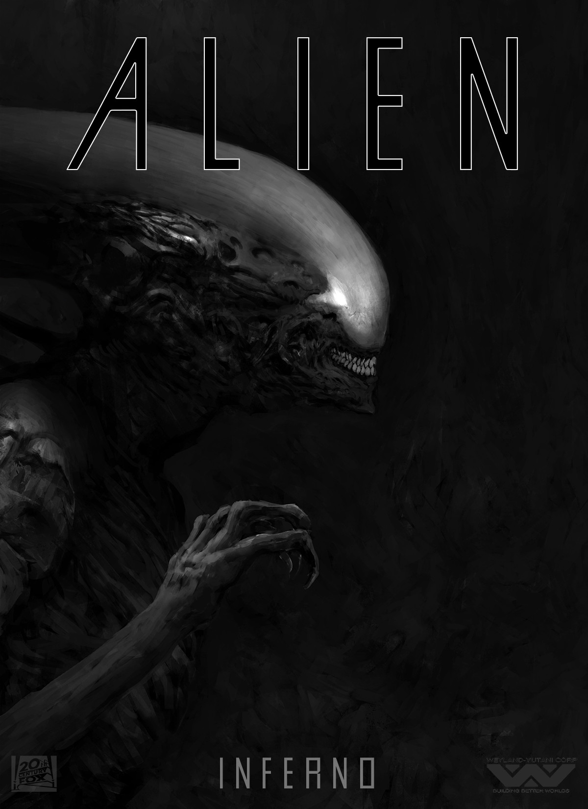 ArtStation - Alien Fan art Poster