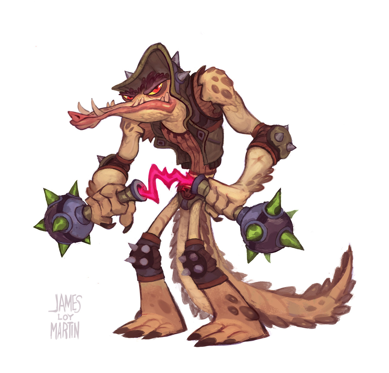 ArtStation - Space Thug with Nunchaku