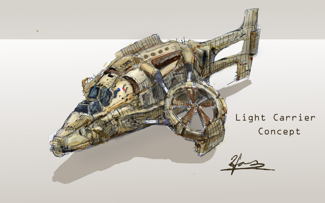 ArtStation - Helicopter concept