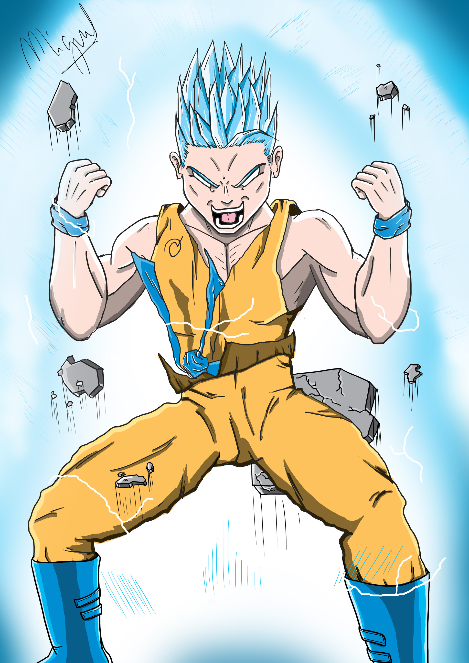 ArtStation - Gohan Blue