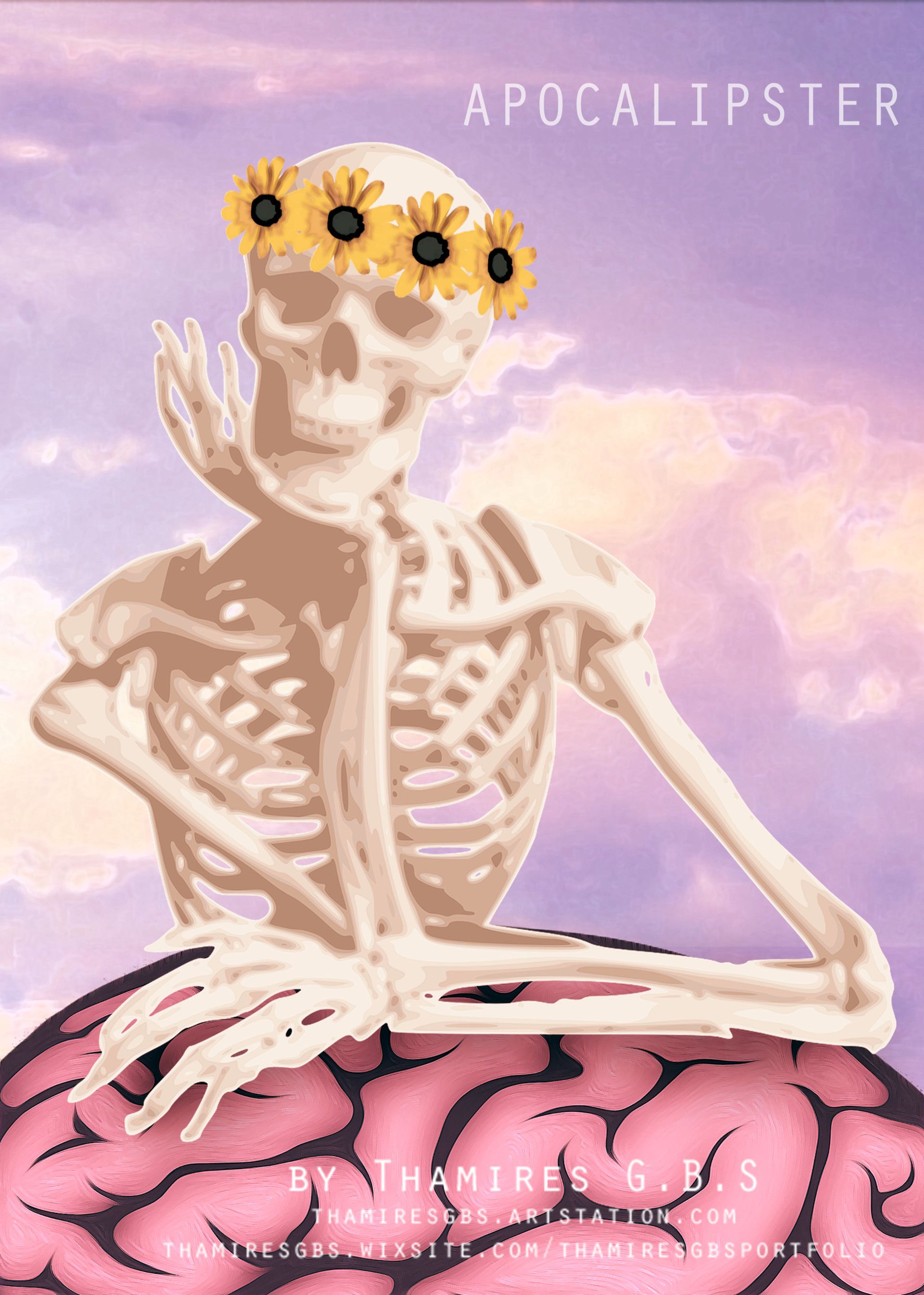 ArtStation - Apolipster Skeleton Brain