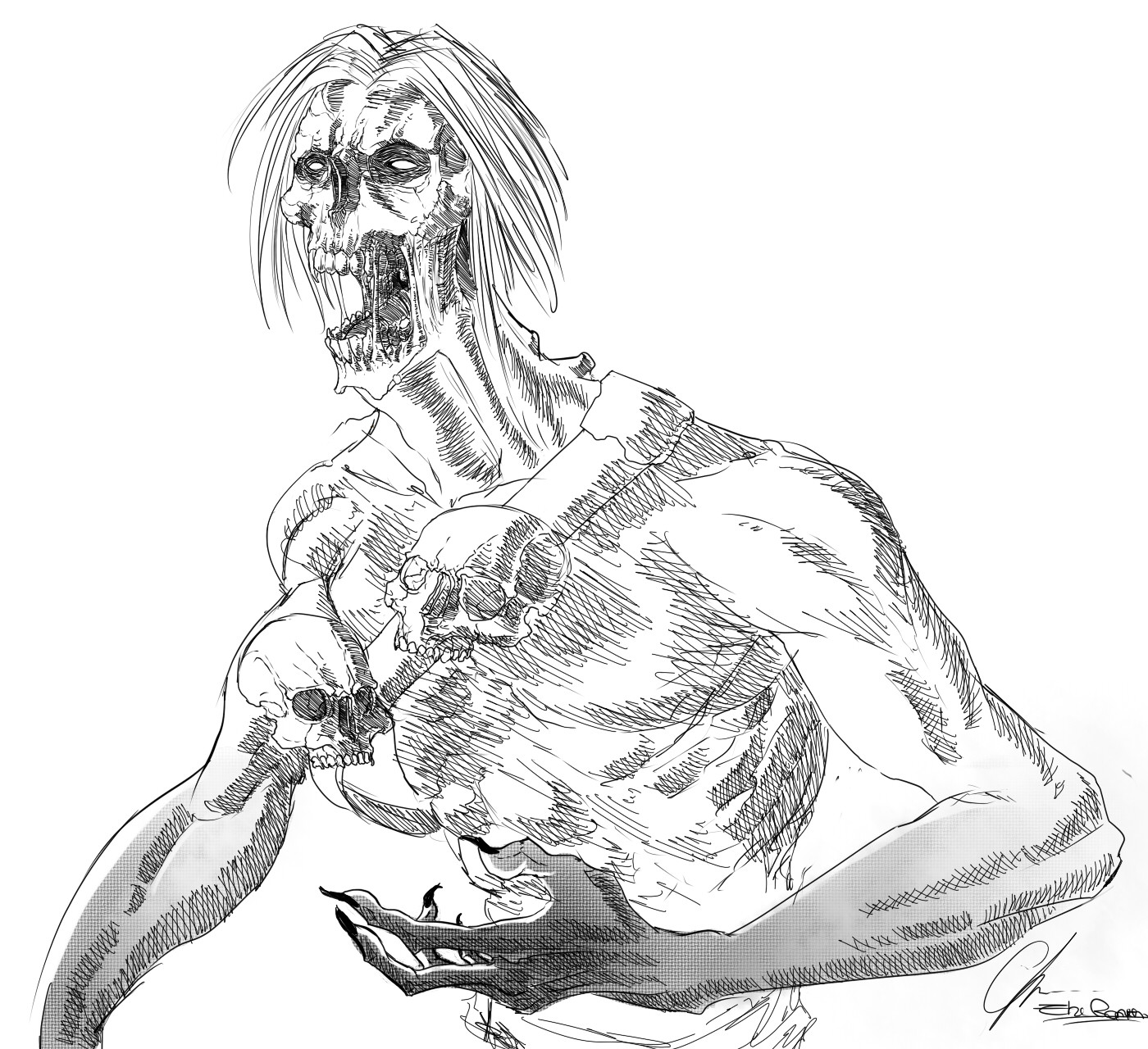 ArtStation - Ghoul, Darkest Dungeon