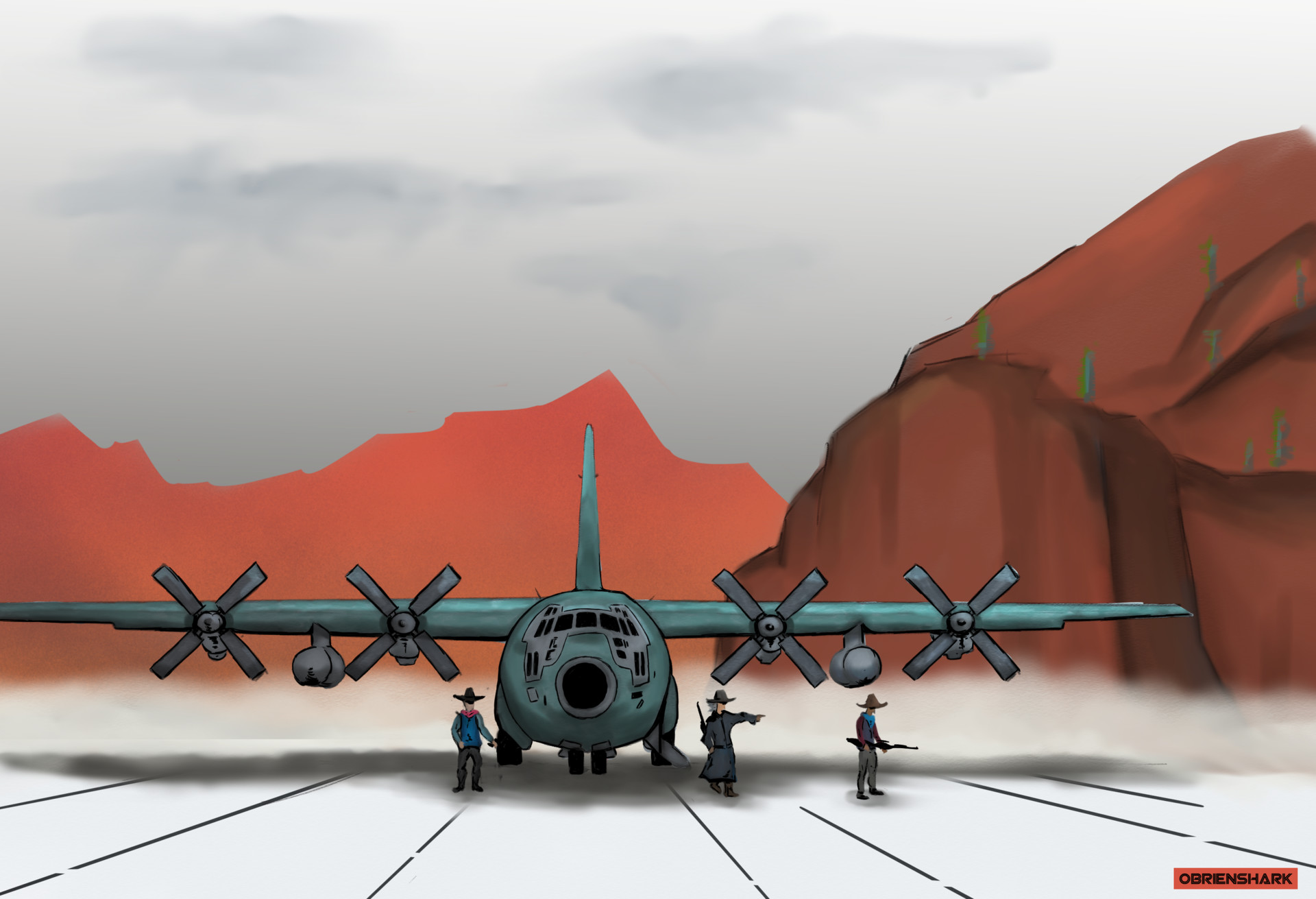 ArtStation - Bounty Hunters WIP