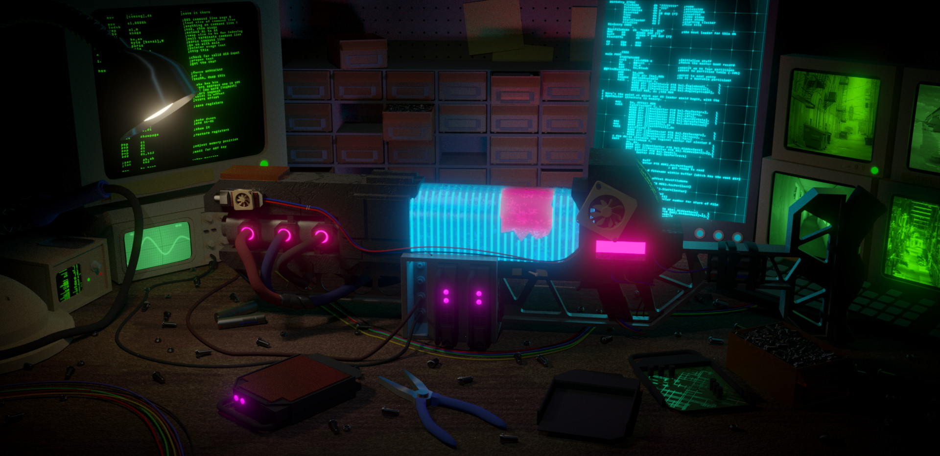 ArtStation - CyberPunk Workshop