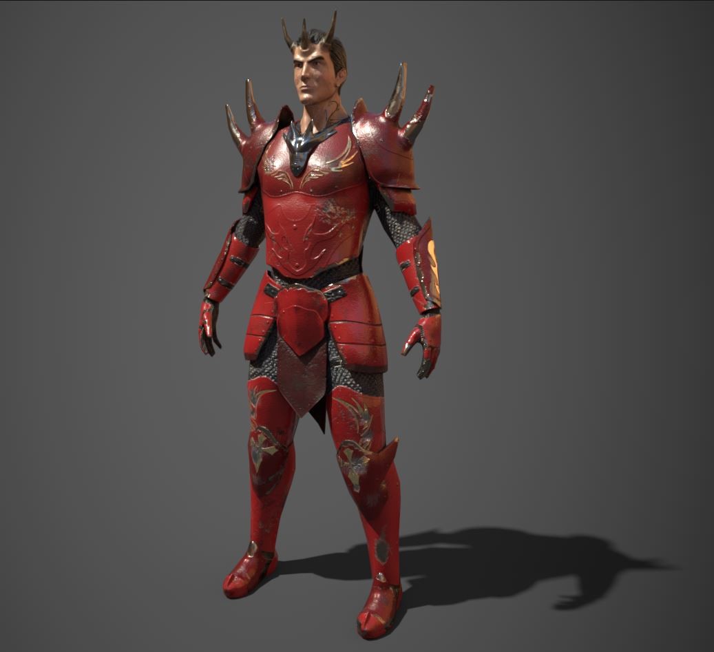 ArtStation - Red knight