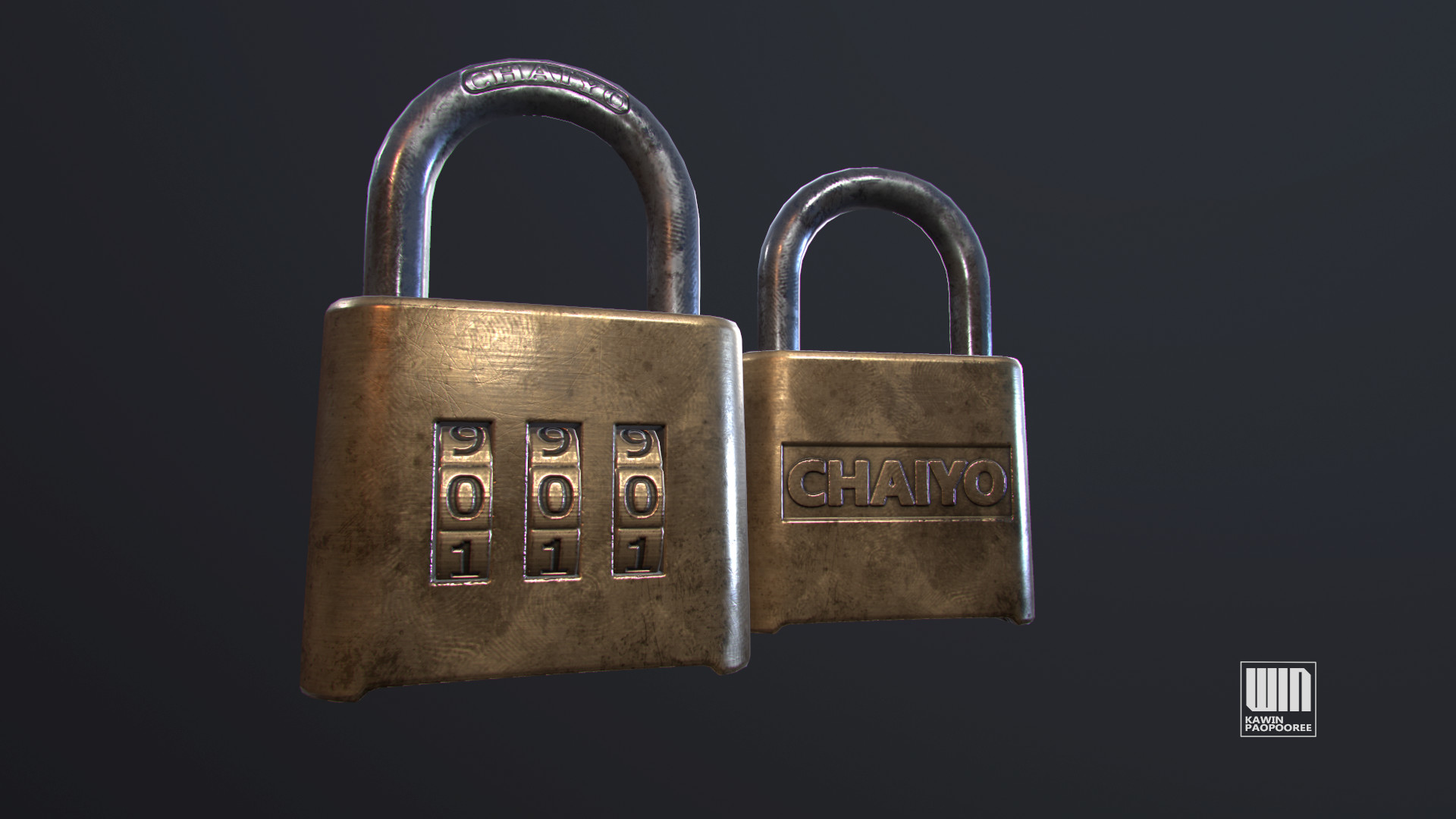 ArtStation - combination key Game Asset